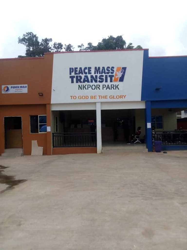 PEACE MASS TRANSIT NKPOR TERMINAL • Vicilook