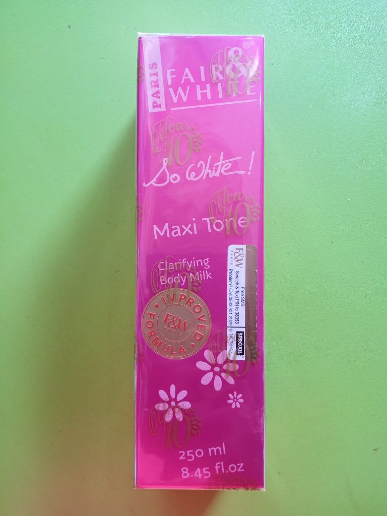 Fair & white so white maxi tone • Vicilook