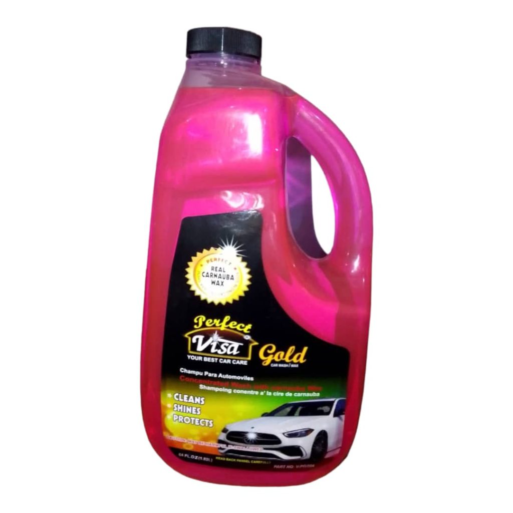 VISA® PERFECT GOLD CAR WASH (PINK) 1.82Ltr • Vicilook