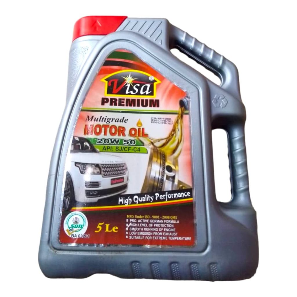 VISA® PREMIUM MULTIGRADE MOTOR OIL 20W 50 API:20SJ/CF-C4 (5Ltr) • Vicilook