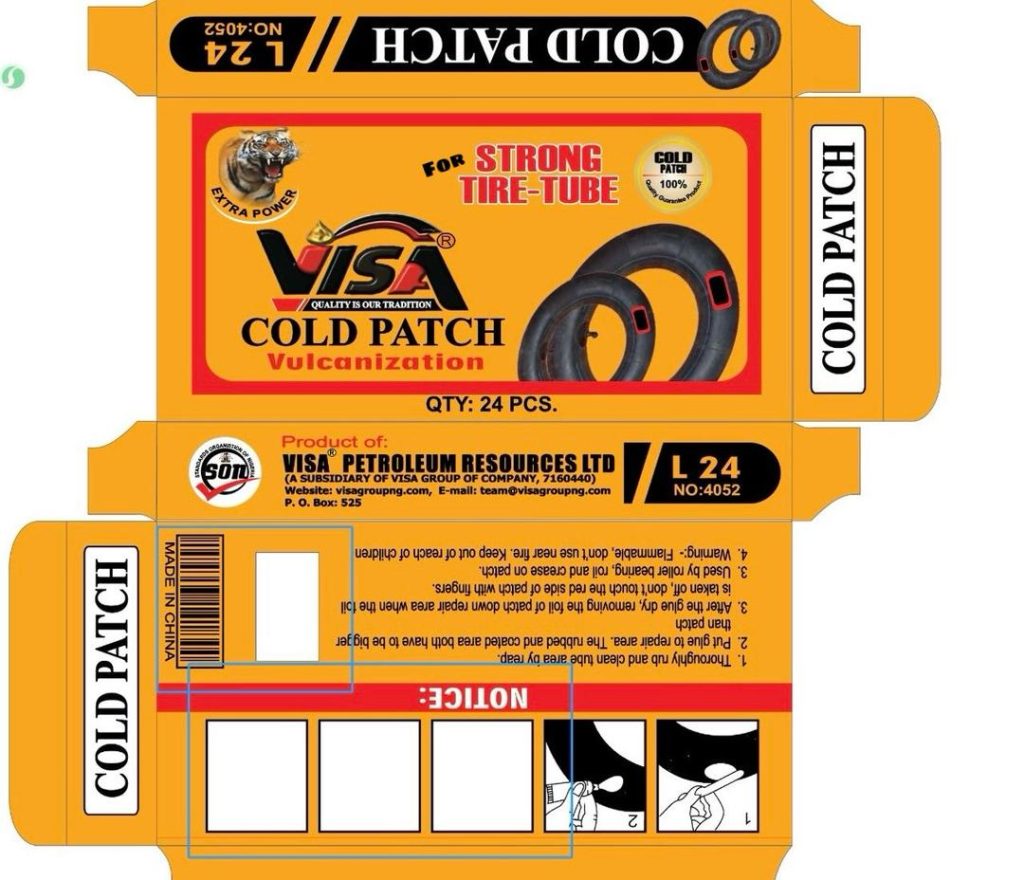 VISA® COLD PATCH (BIG) • Vicilook